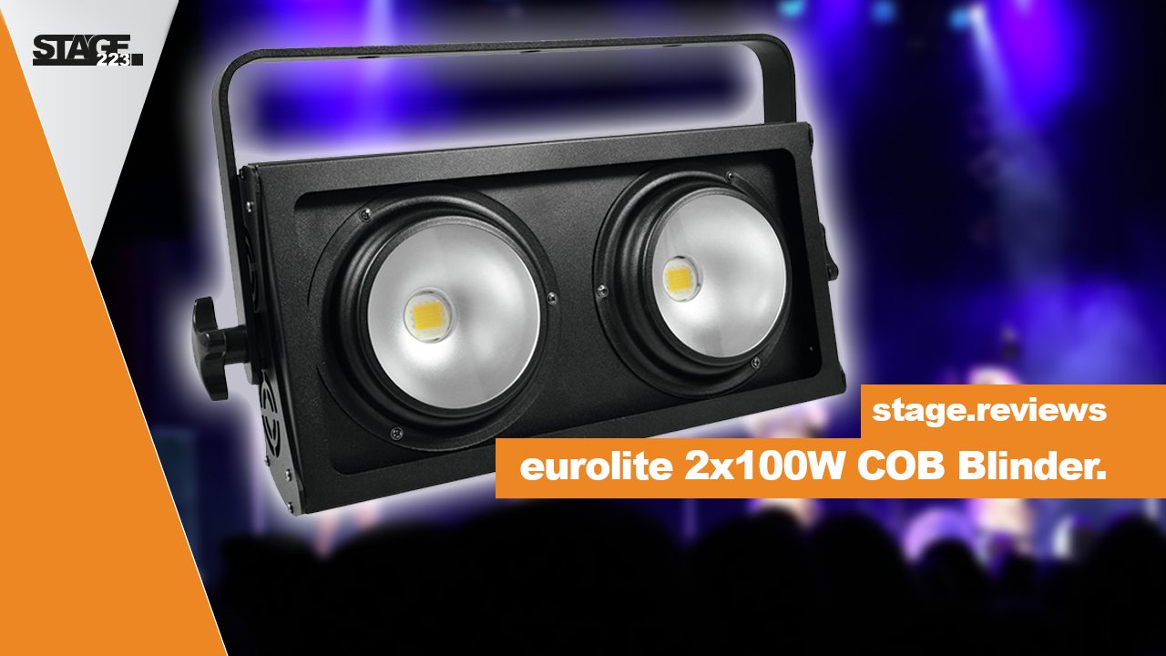 Eurolite 2x100W LED COB Blinder - Testbericht - stage223.com