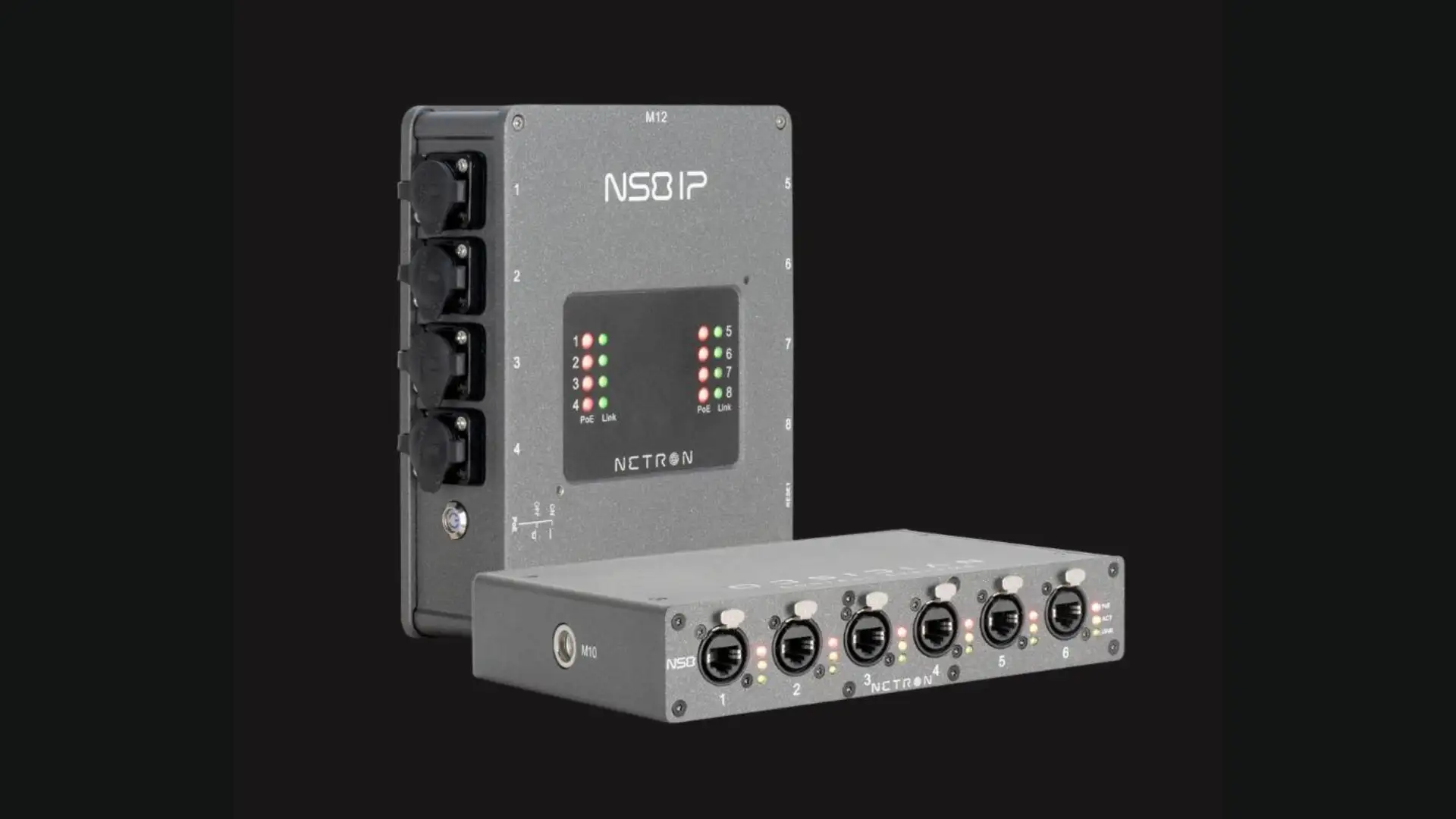 8-fach POE-Switch OBSIDIAN Netron NS8 und NS8IP jetzt lieferbar – stage223